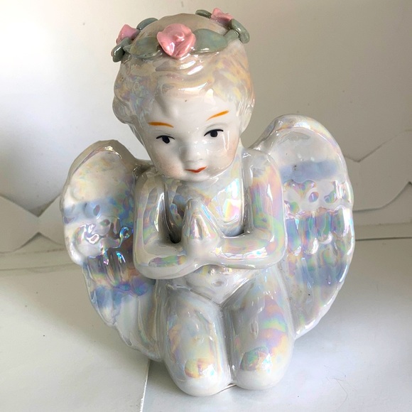 Other | Angel Praying Porcelain Statue | Poshmark